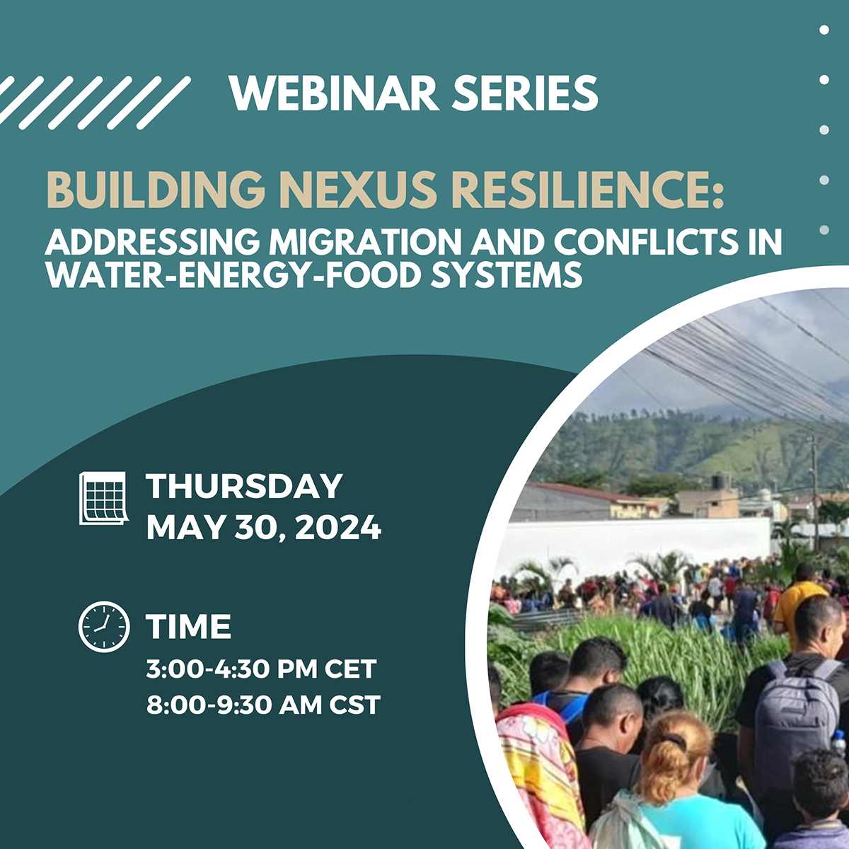 Building Nexus Resilience: Addressing Migration and Conflicts in Water ... Building Nexus Resilience: Addressing Migration and Conflicts in Water ...